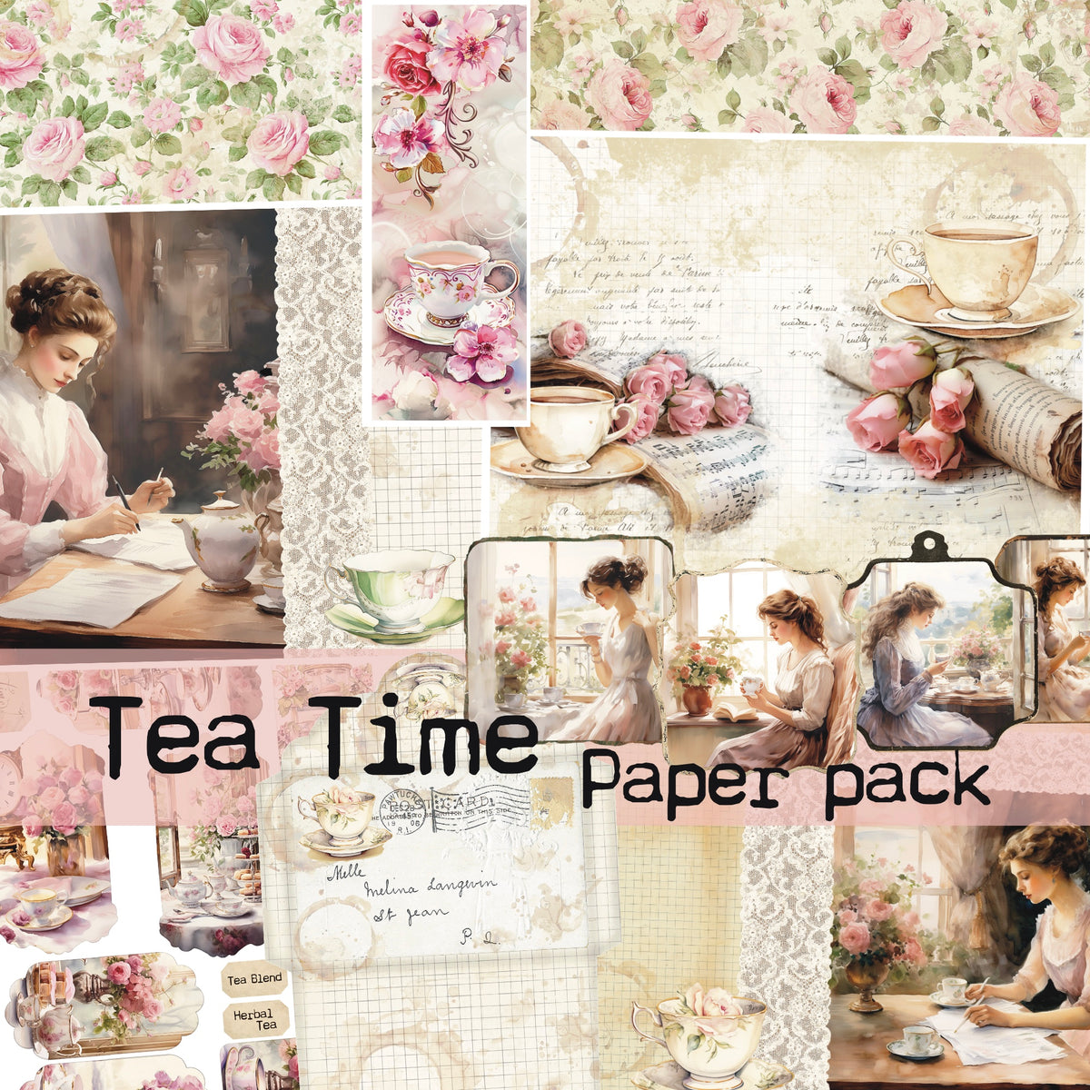 Paper pack - Tea Time kit – Odulcina